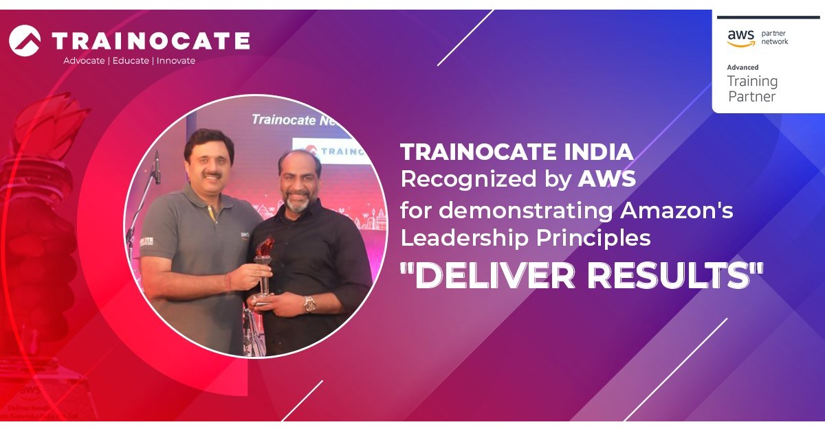 Trainocate India: Recognized by AWS for demonstrating Amazon's ...