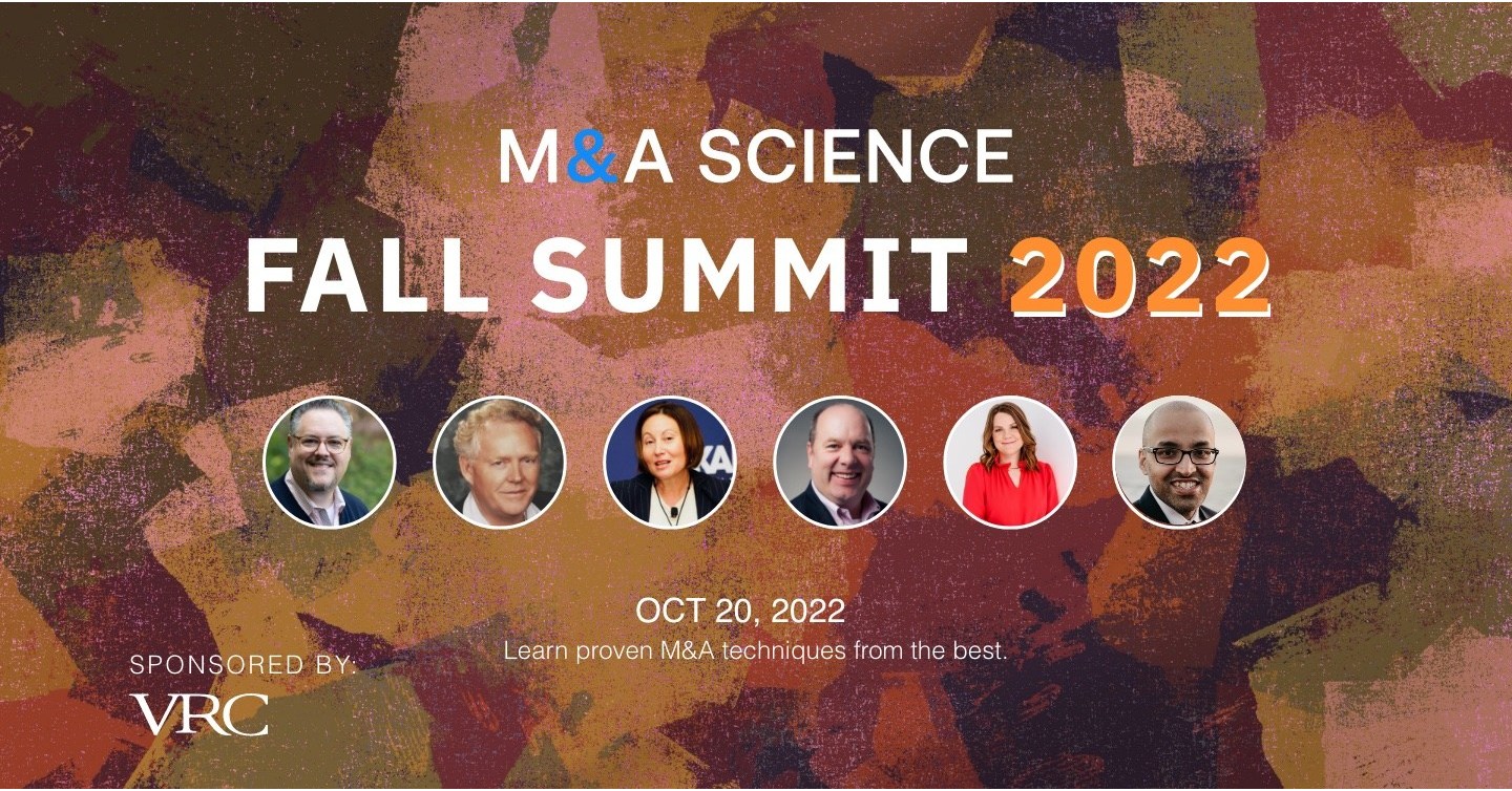 M&A Science Hosts Virtual Fall Summit