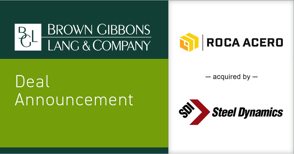 BGL Completes Sale of ROCA ACERO S.A. de C.V.