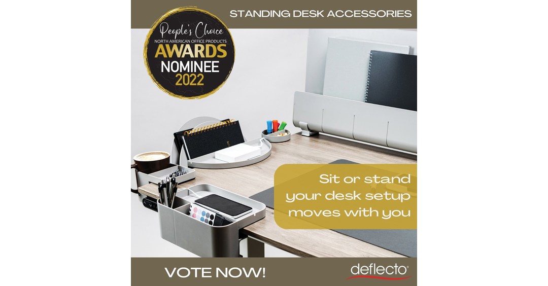 Deflecto® New Standing Desk Accessories For Sit-Stand and Standing ...