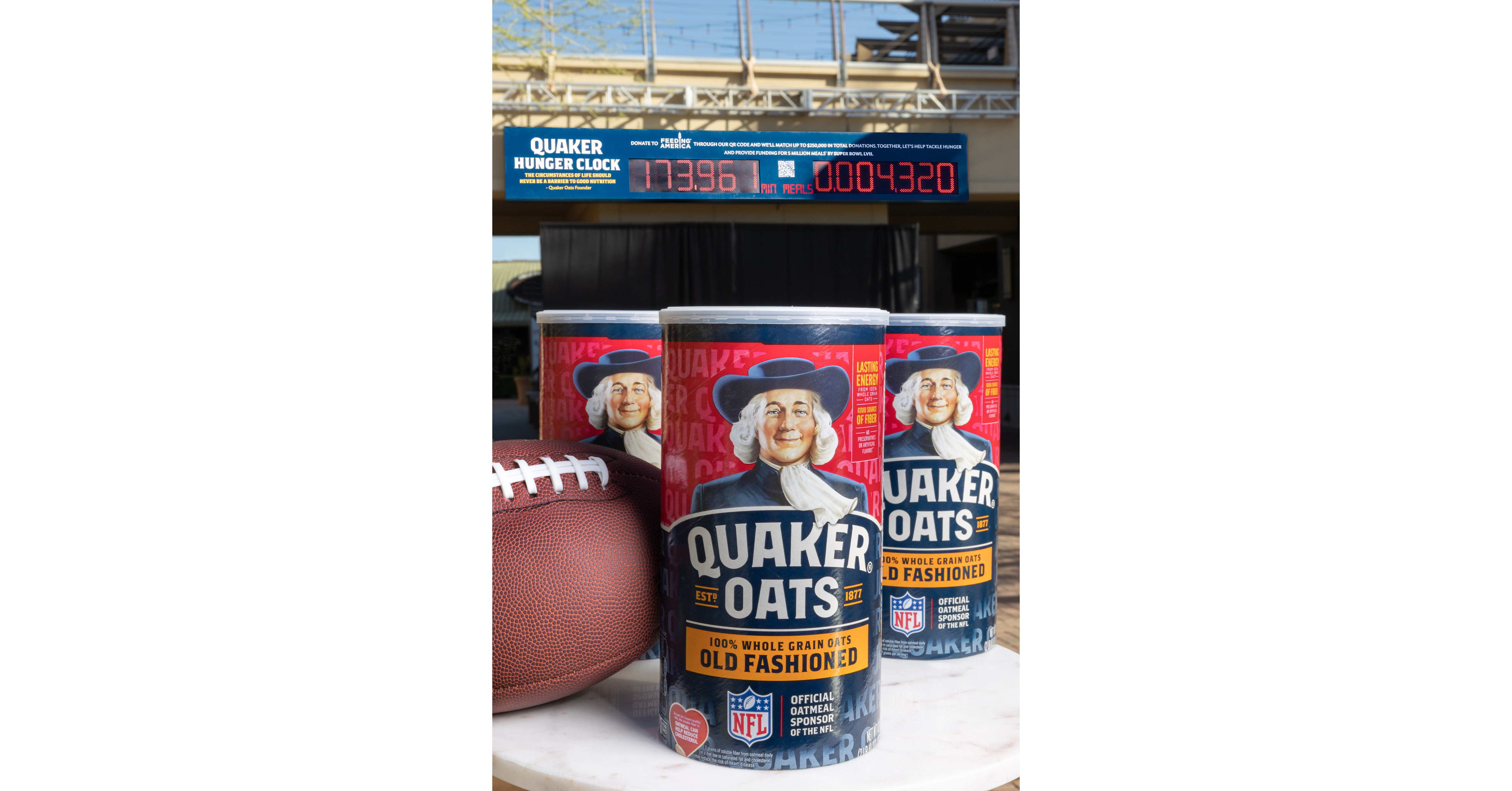 Quaker® Unveils "Quaker Hunger Clock" and Teams Up with Feeding America ...