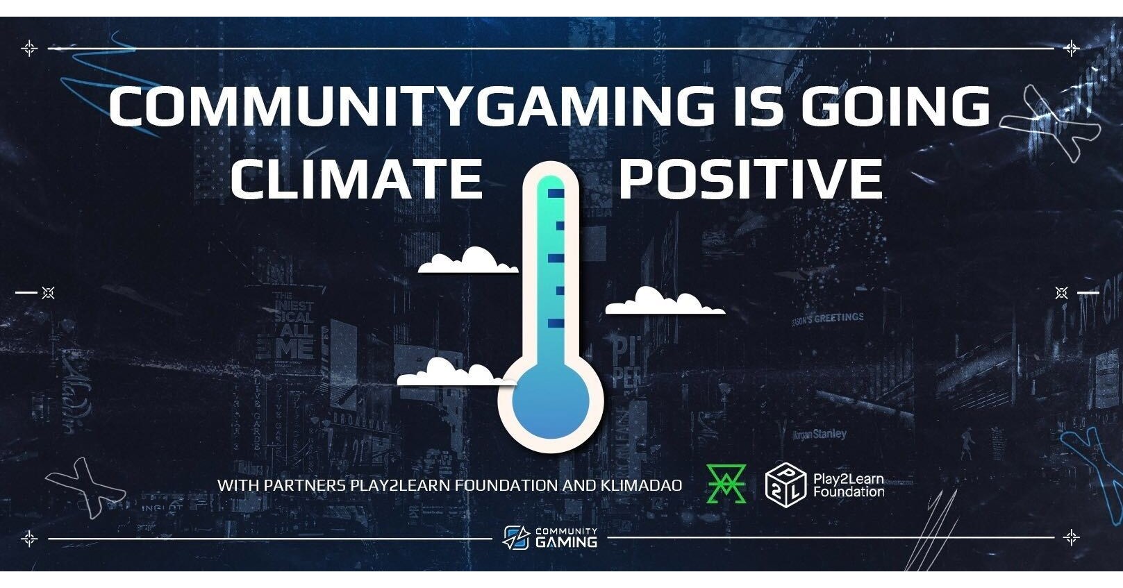 COMMUNITY GAMING GOES CLIMATE POSITIVE WITH PARTNERS PLAY2LEARN ...