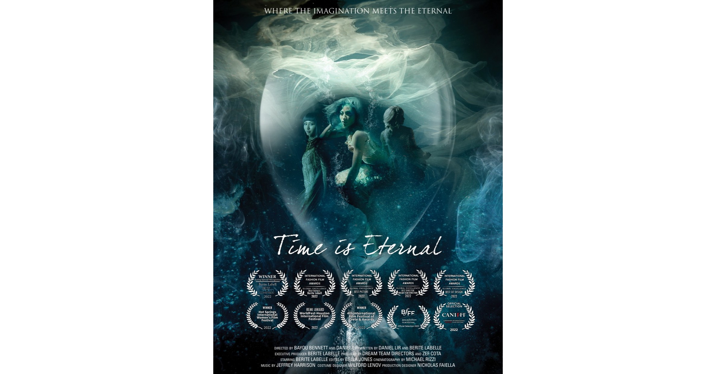 Titul „Time Is Eternal" získal nomináciu na cenu za najlepší módny film ...