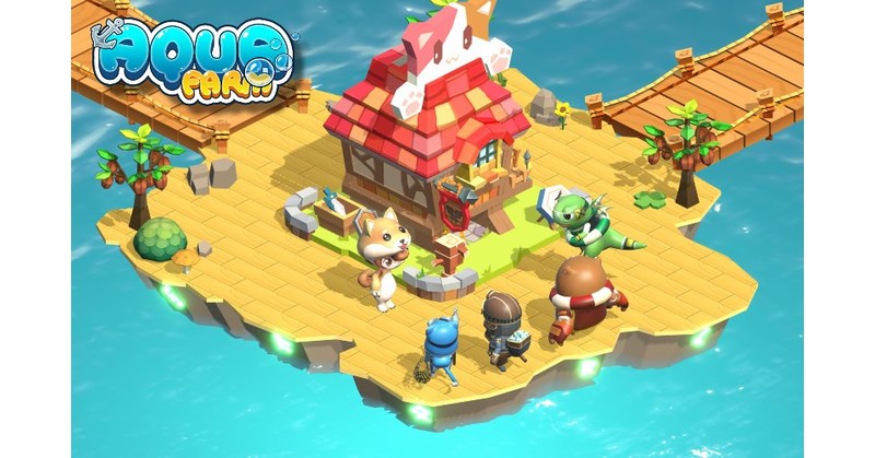 Aqua Farm, a new wind blower in the P2E game successfully ended 2nd CBT