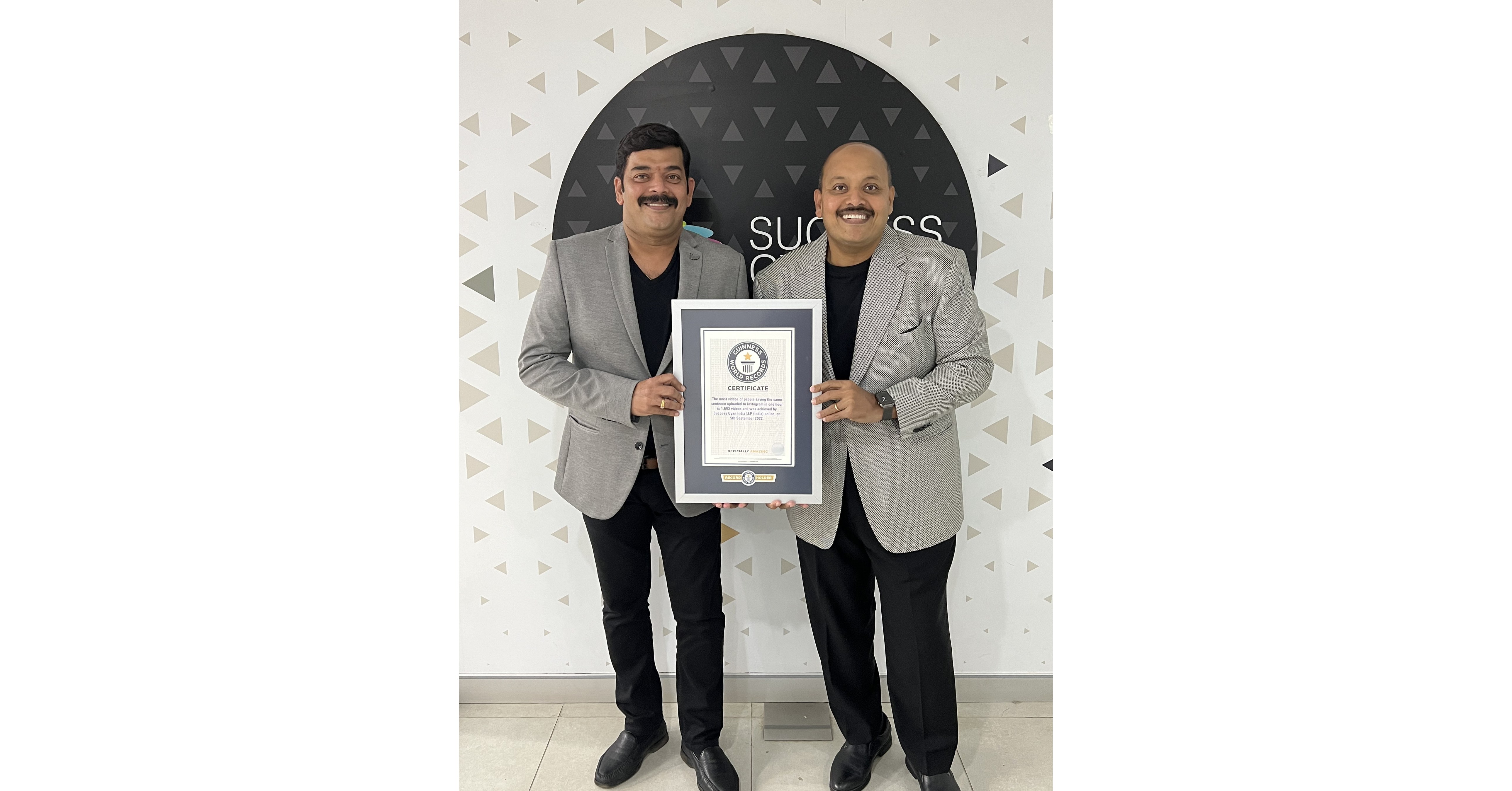 Success Gyan achieves a GUINNESS WORLD RECORDS® title for maximum ...