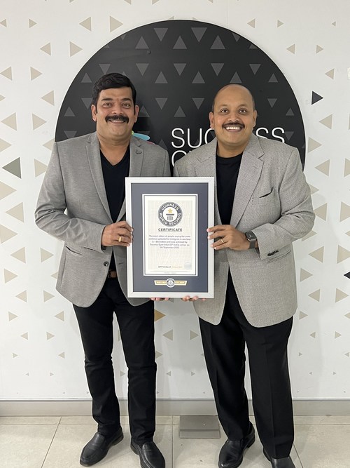 Success Gyan achieves a GUINNESS WORLD RECORDS® title for maximum ...