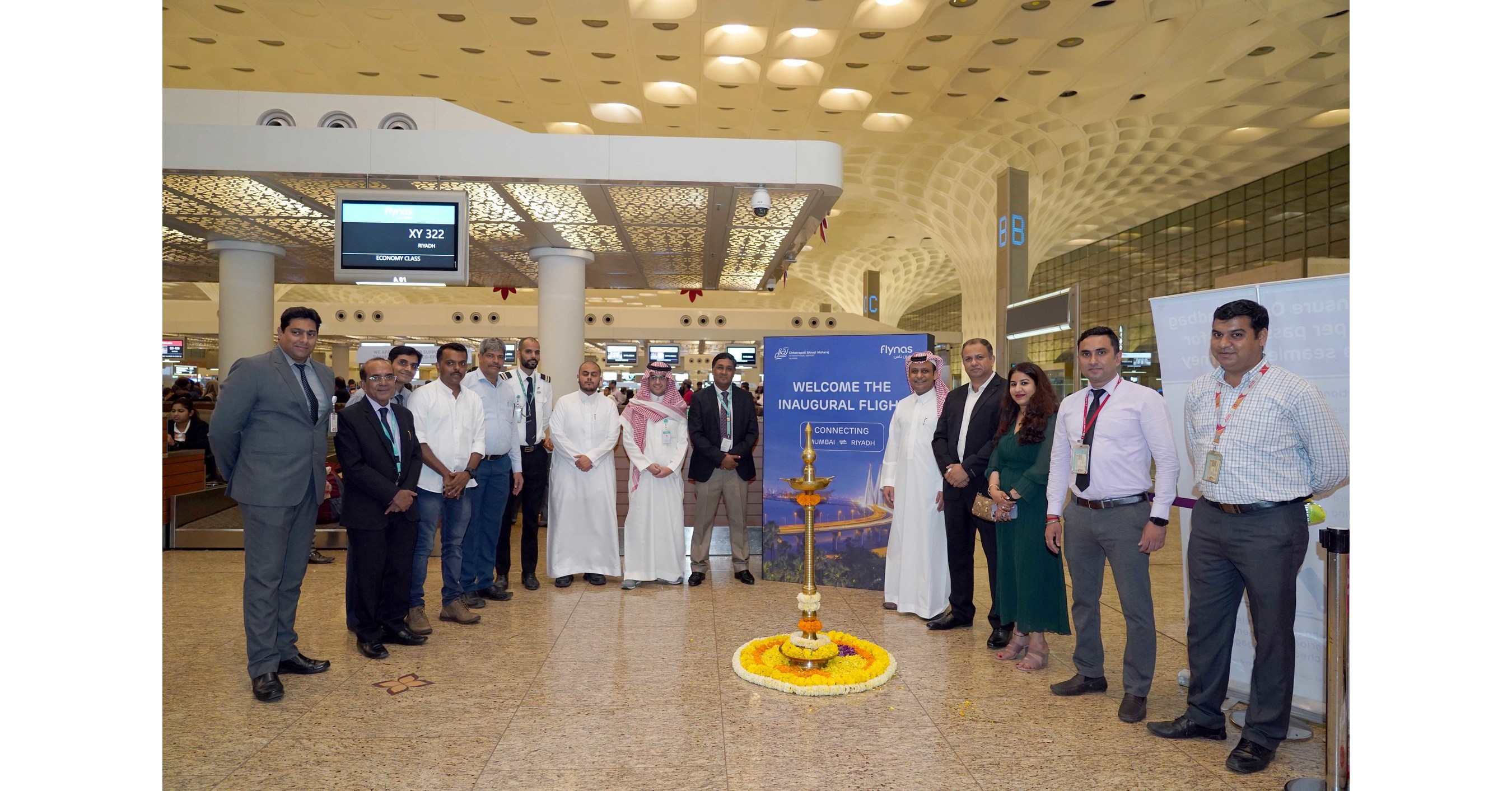 flynas Celebrates Launching Direct Flights to Mumbai From Riyadh and ...