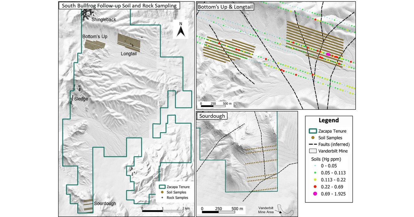 ZACAPA RESOURCES PROVIDES DETAILS OF SOUTH BULLFROG EXPLORATION DRILL ...