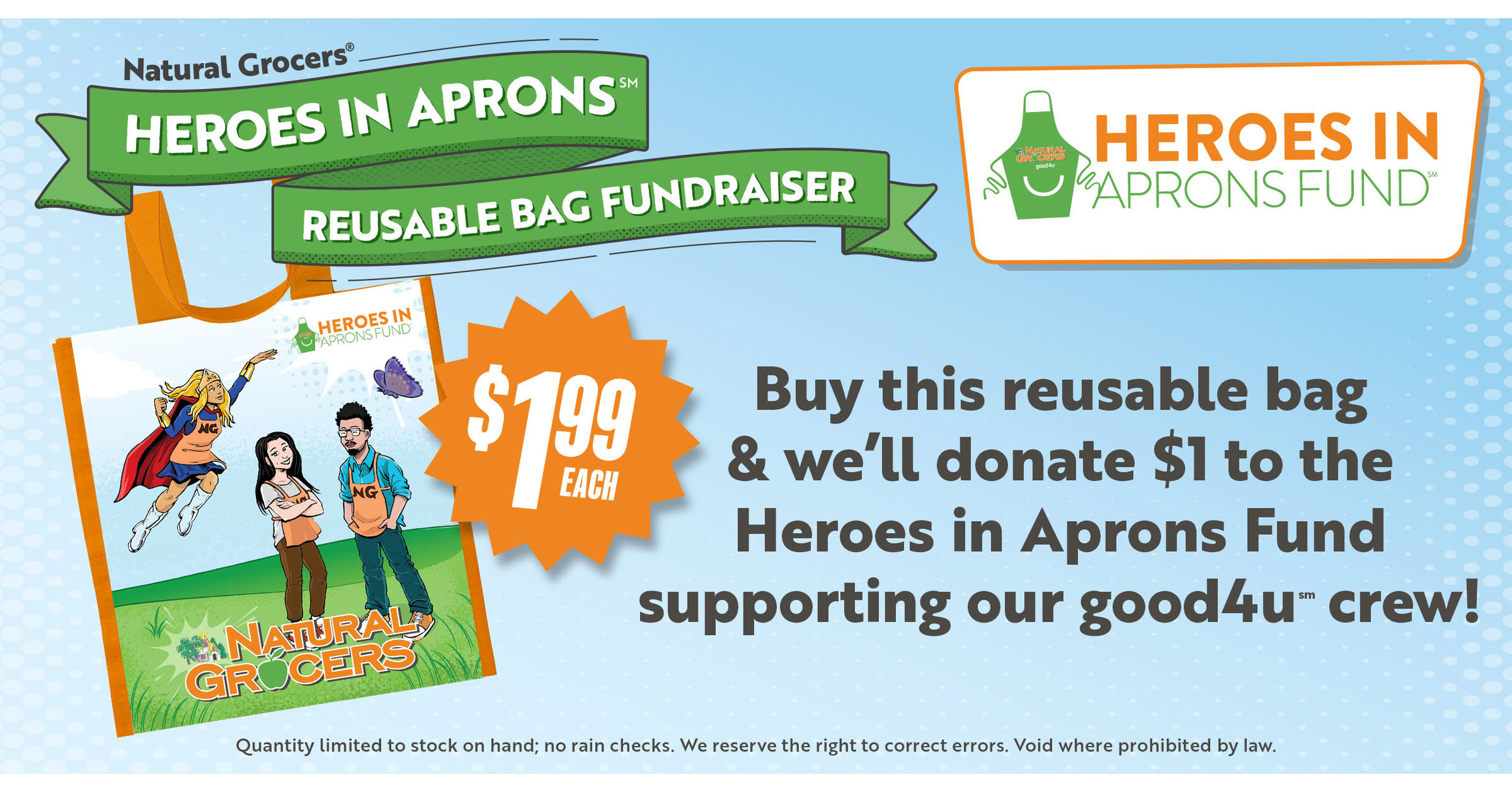 Natural Grocers® Launches Annual Heroes in Aprons Fundraiser to support ...