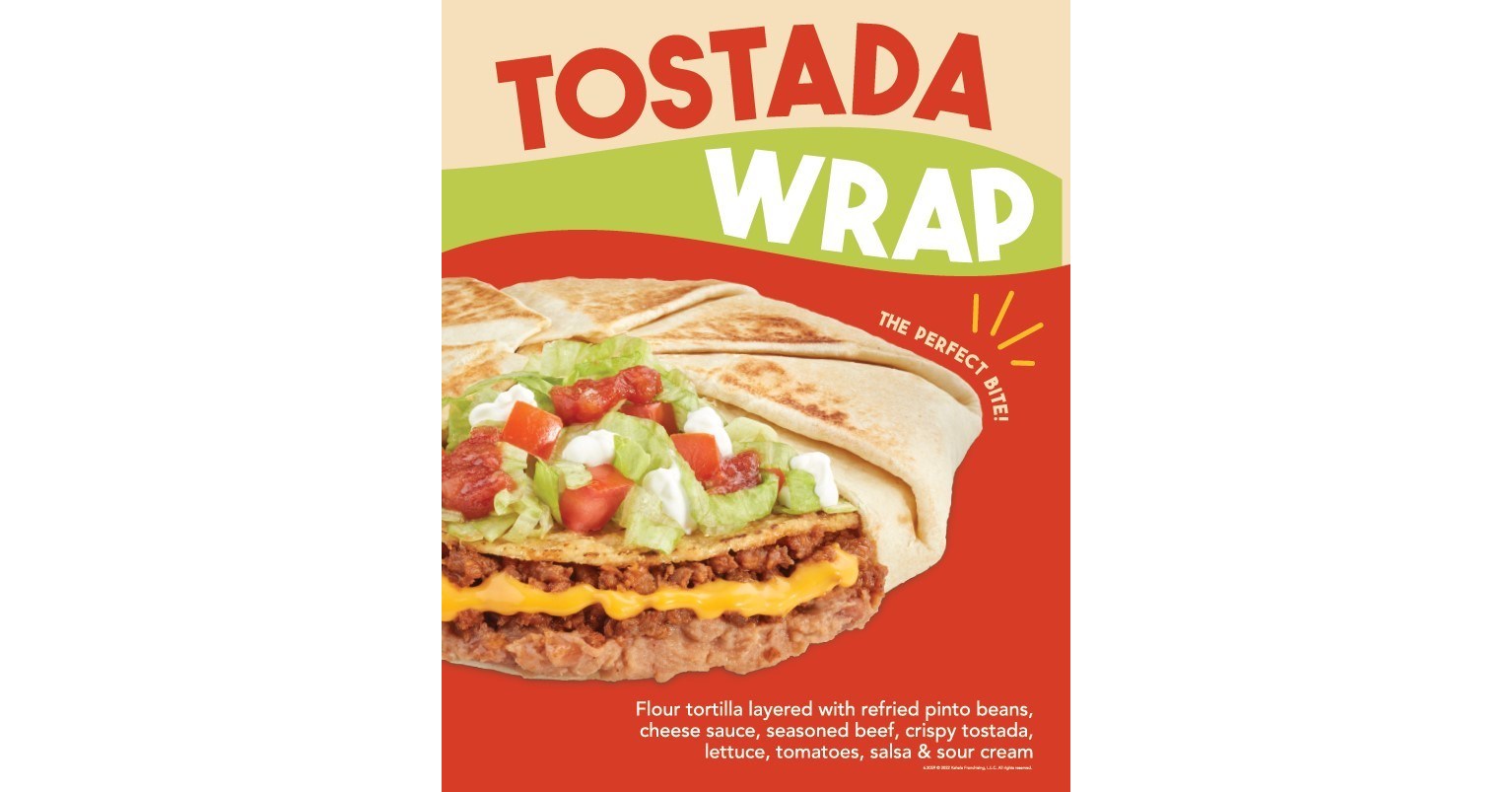 TacoTime Introduces New Tostada Wrap for a Limited Time
