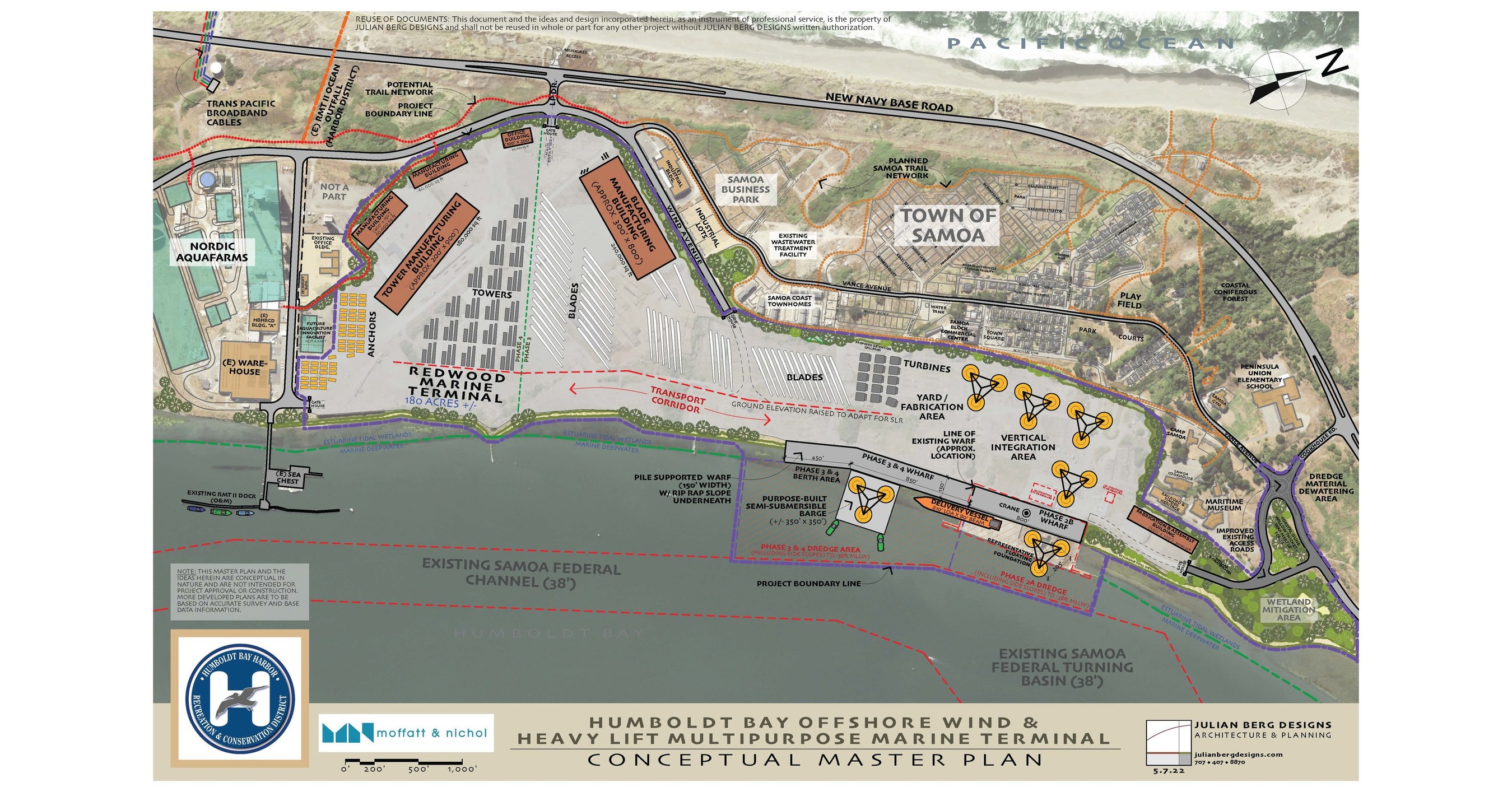 Crowley, Humboldt Bay to Develop and Operate California Wind Terminal