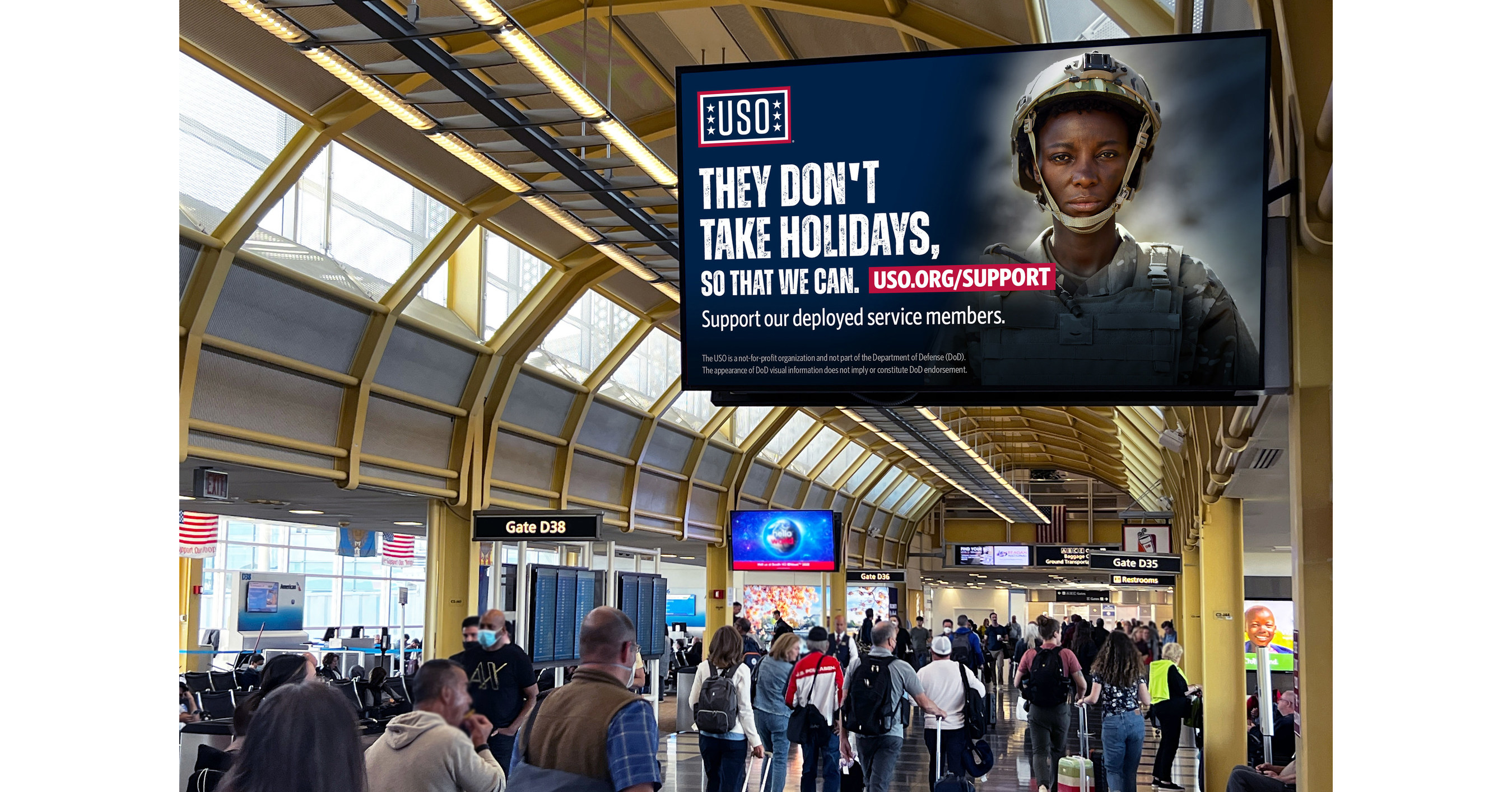 USO, Clear Channel Outdoor Encourage Recognition & Support to Deployed ...