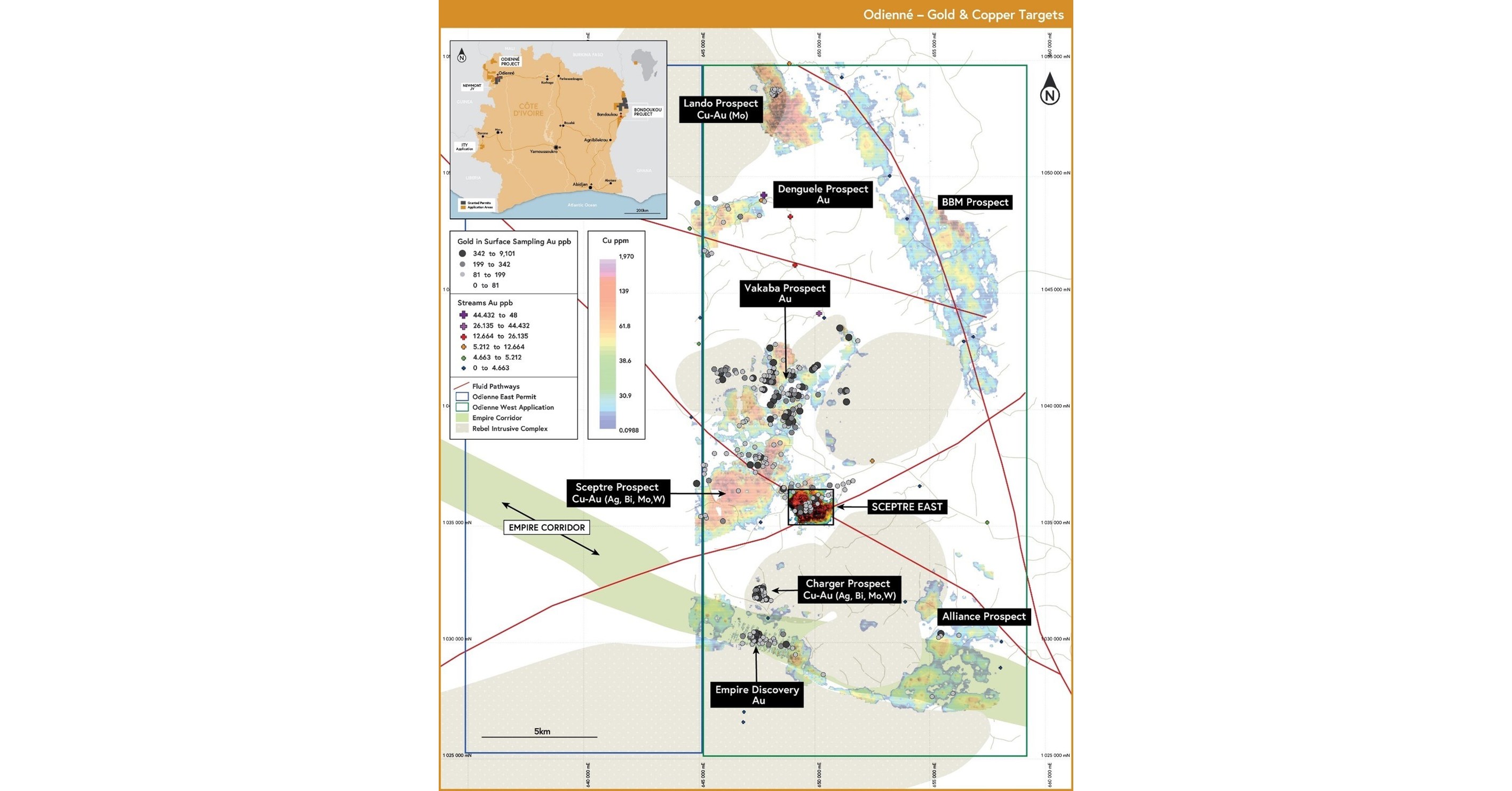 Awalé Resources Defines Priority IOCG Targets at Sceptre East for Drill ...