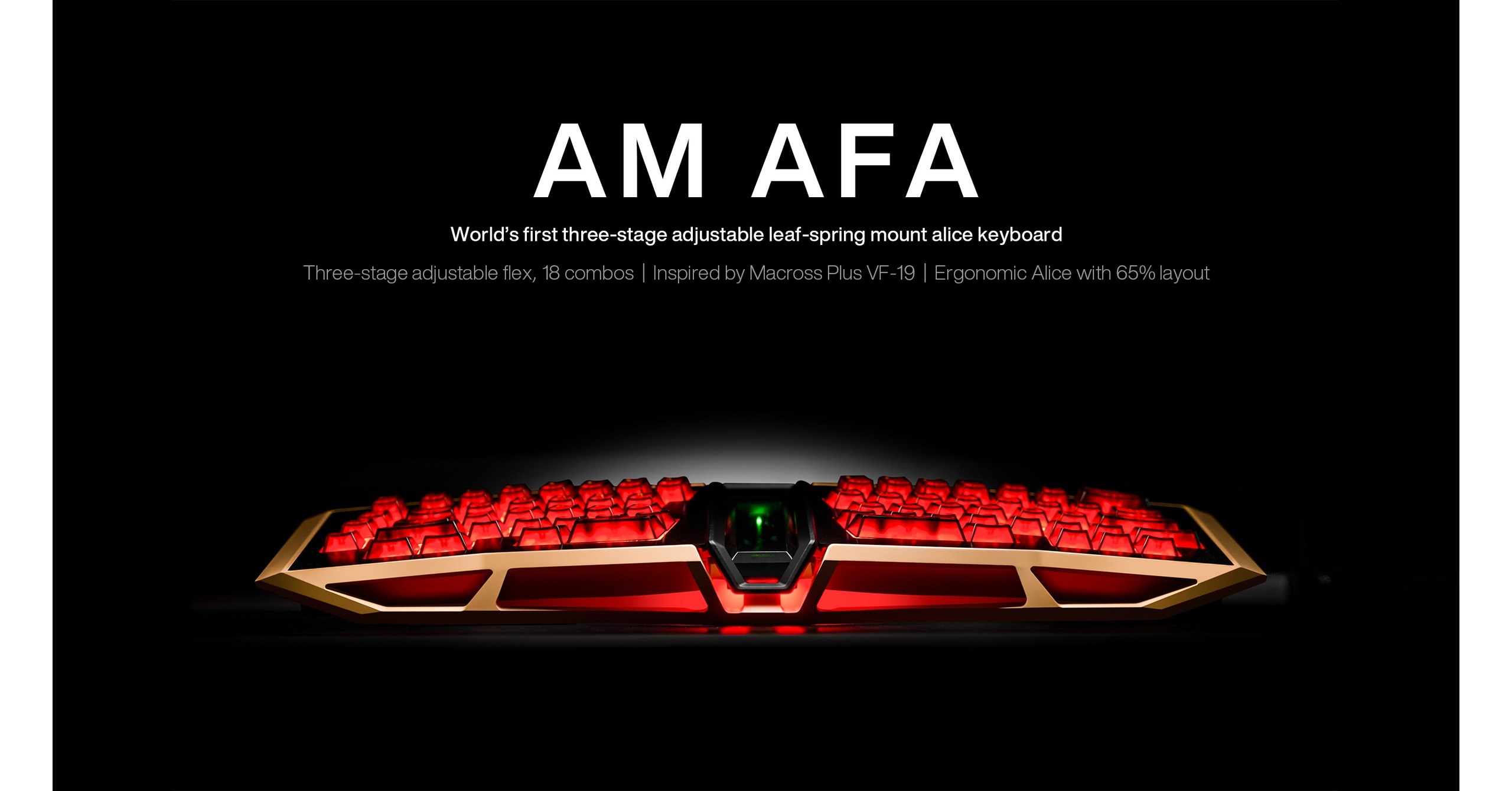 Angry Miao launches AM AFA, the world's first Alice keyboard with 3 ...