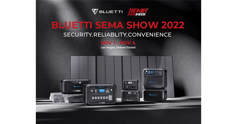 BLUETTI to Attend SEMA Show With Multiple Solar Innovations