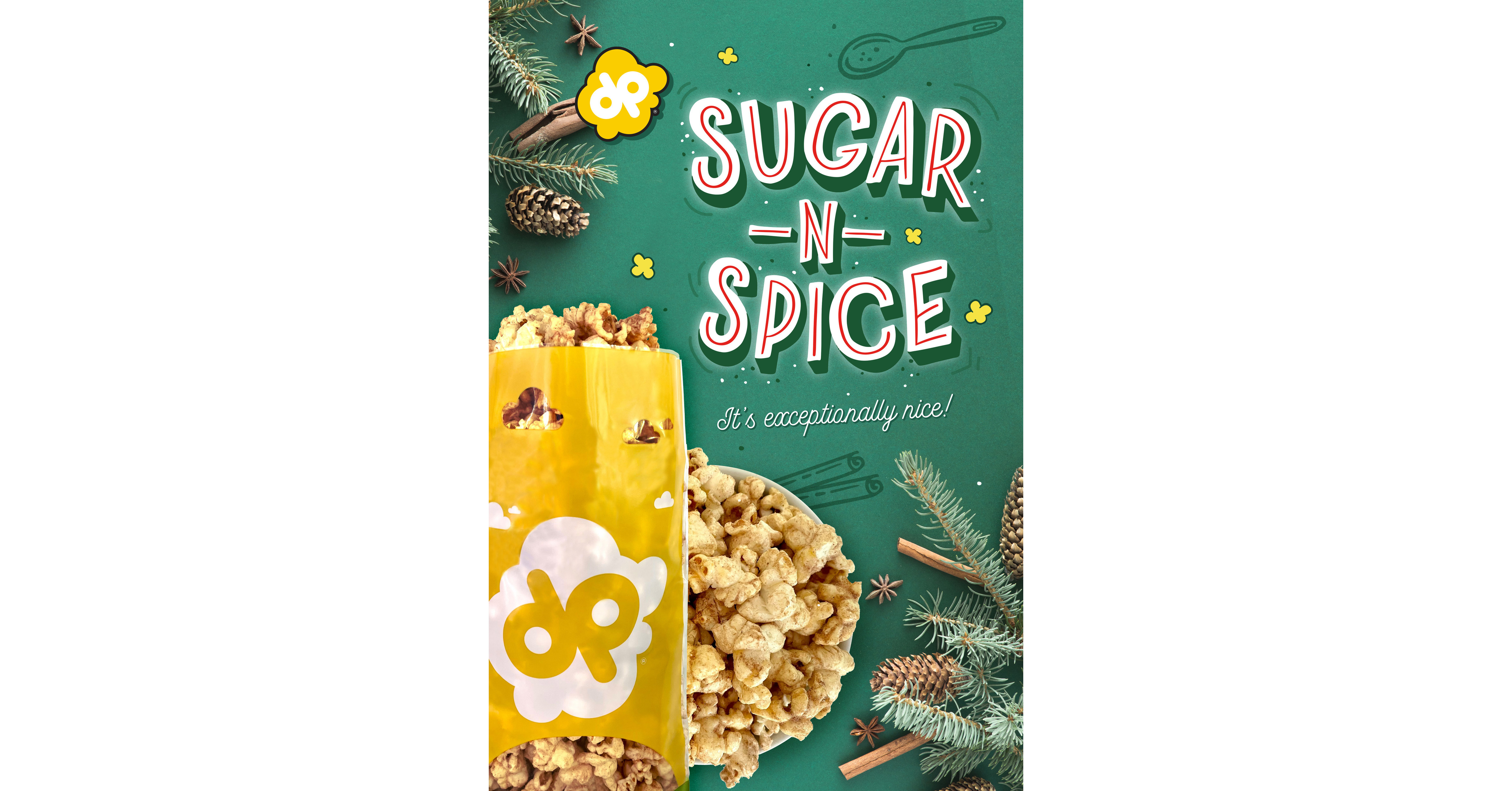 Doc Popcorn Releases New Sugar 'N Spice Flavor Ahead of Holiday Season
