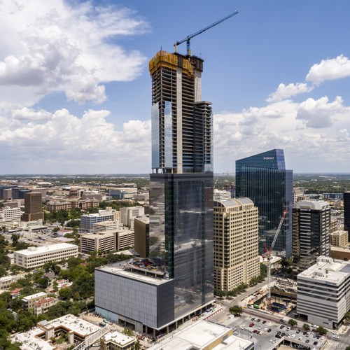 Sixth and Guadalupe Mixed-Use Tower Tops Out as the Tallest Tower in Austin