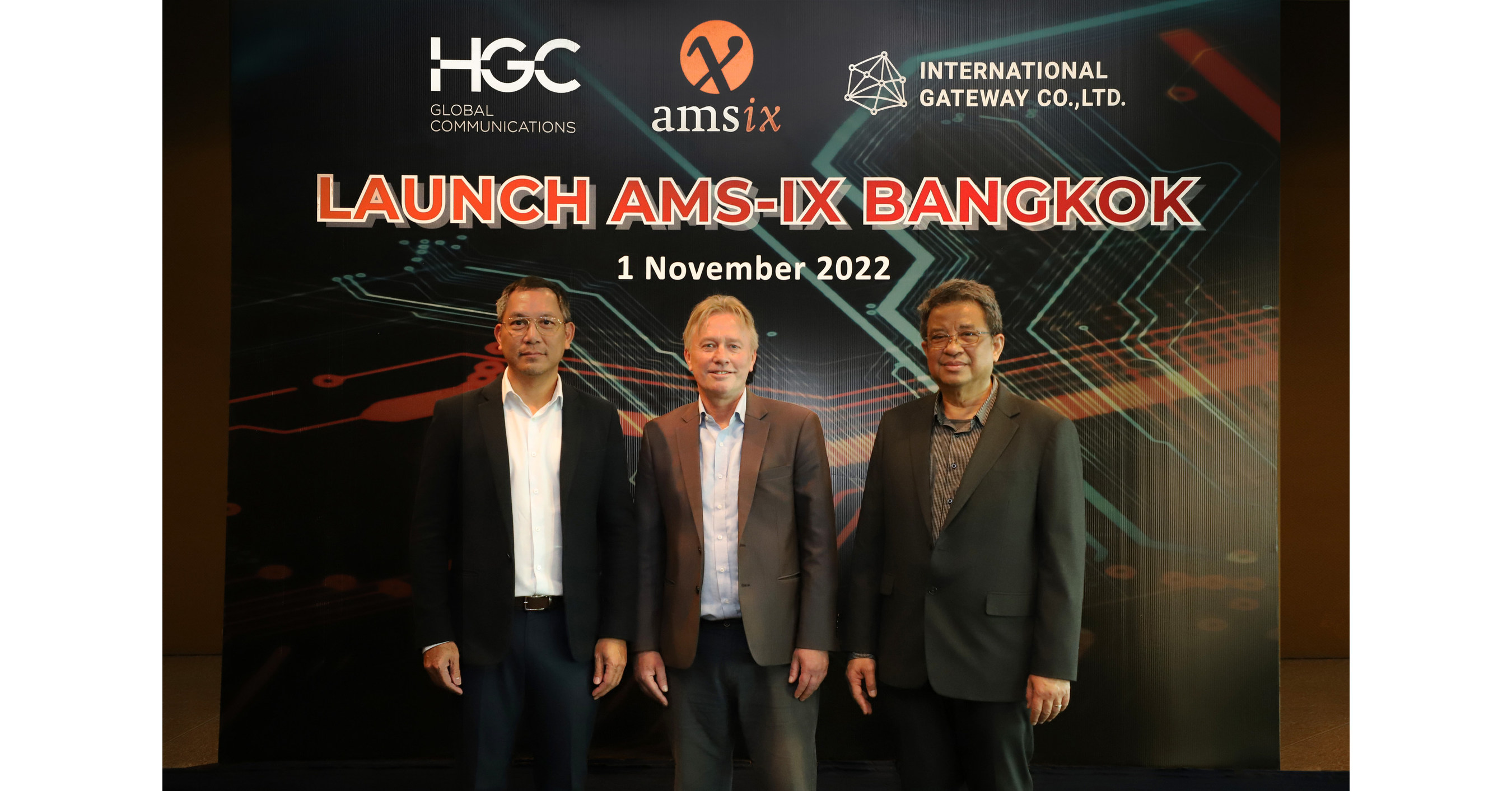 HGC, AMS-IX and IGC launch a new Internet Exchange in Bangkok Thailand