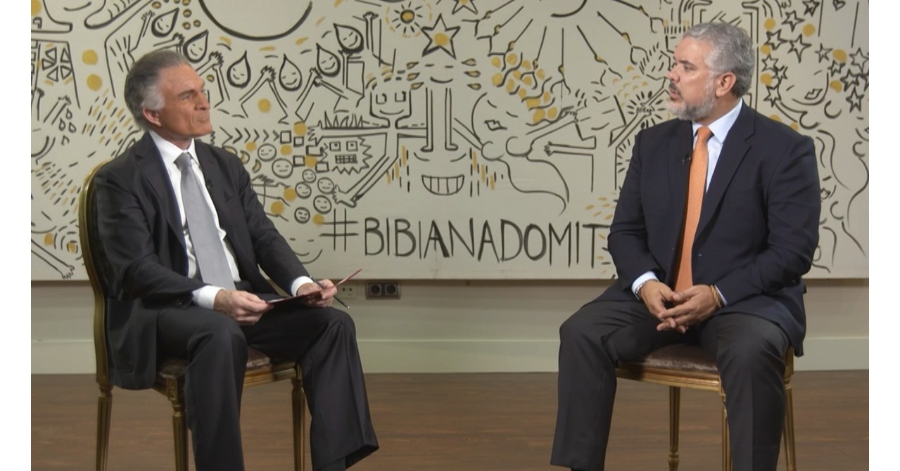 Dionisio Gutiérrez meets with former Colombian President Iván Duque