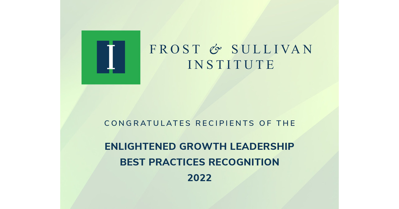 Frost and Sullivan Institute's Enlightened Growth Leadership Awards ...