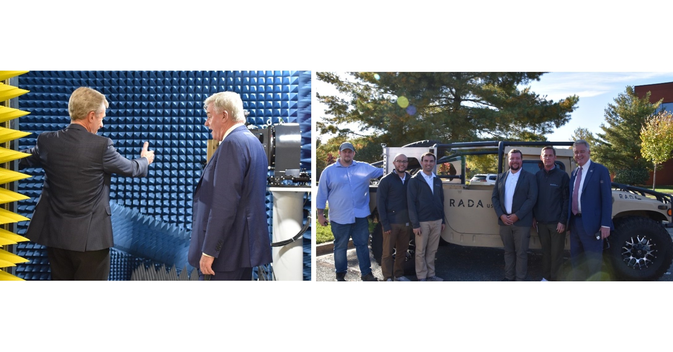 RADA USA hosts Rep. David Trone showcasing its current APS/CUAS ...