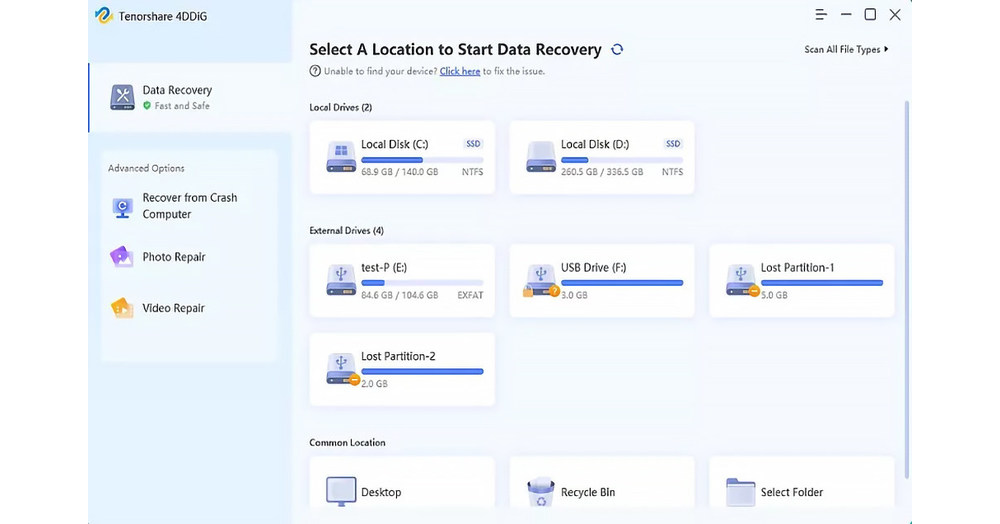 How to Recover Deleted Files on Windows 11 - 4DDiG Windows Data Recovery