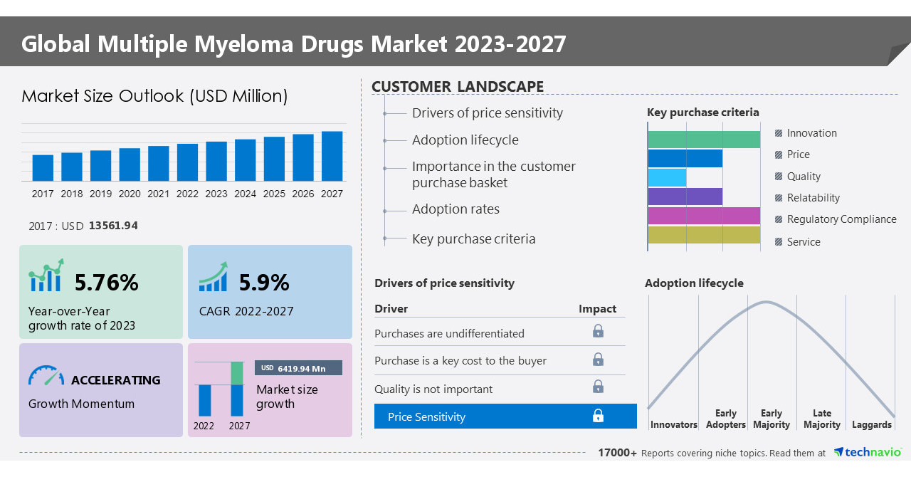 Multiple Myeloma Drugs Market 2023-2027 Along with 5-Year Historic (2017-2021) Industry Size ...