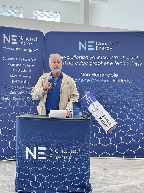 Nanotech Energy, créateur de batteries de nouvelle génération, inaugure ...