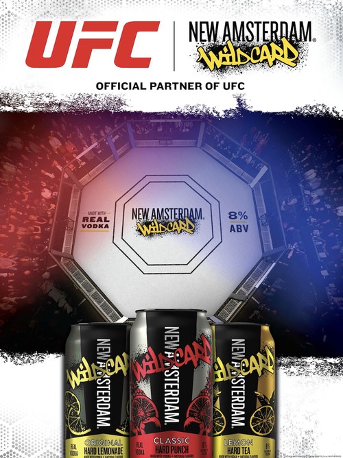 UFC® AND NEW AMSTERDAM VODKA ANNOUNCE U.S. MARKETING PARTNERSHIP
