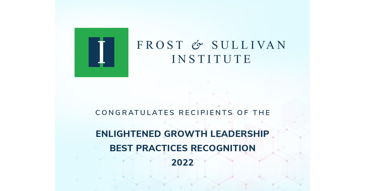 Frost & Sullivan Institute recognizes Exemplary Companies winning the Enlightened Growth ...