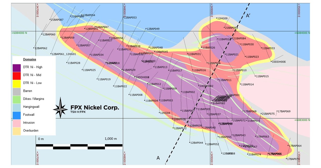 FPX Nickel Delivers Updated Mineral Resource Estimate for Baptiste ...