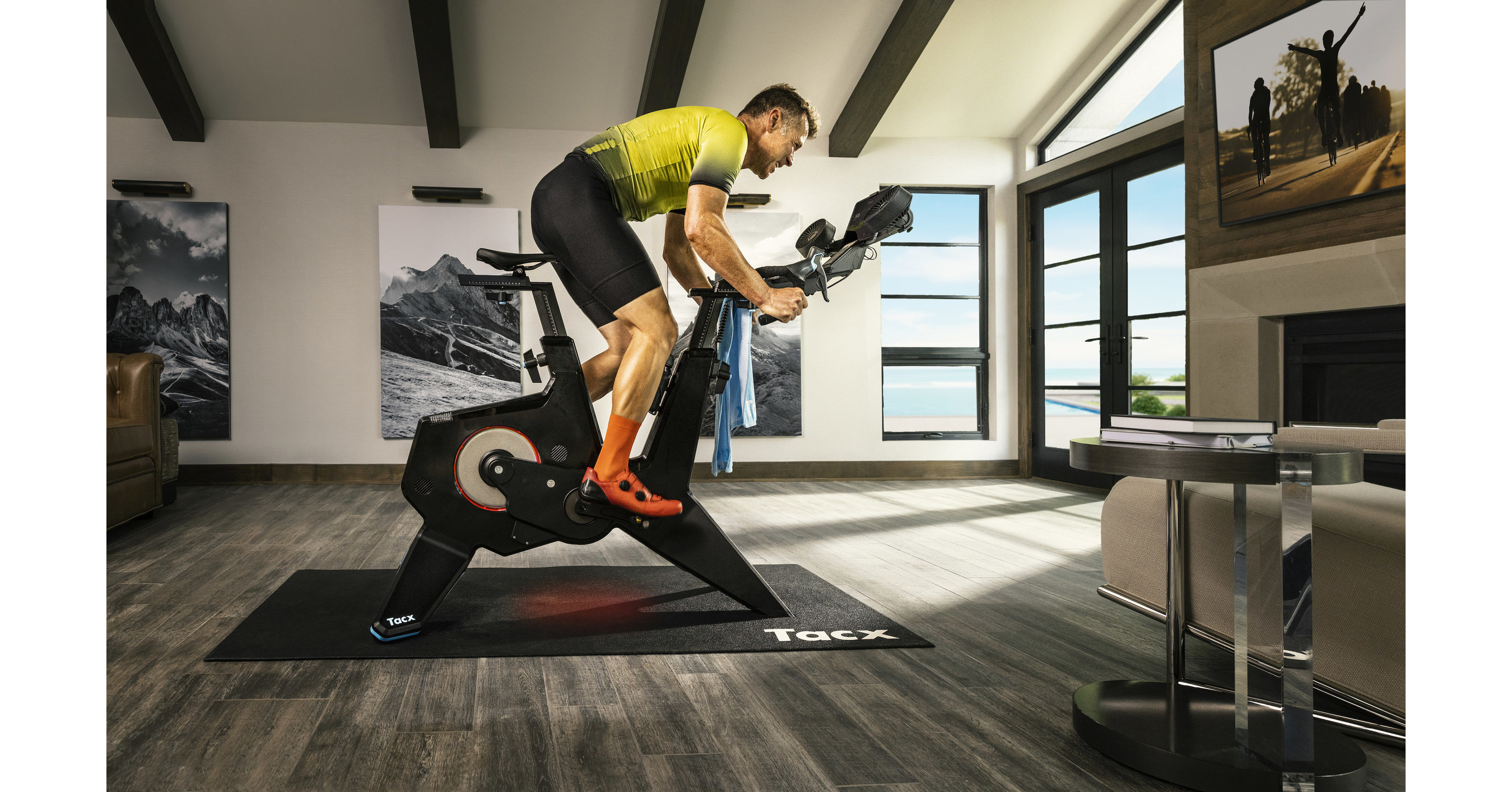 Bring the outdoor world indoors with the Tacx NEO Bike Plus from Garmin