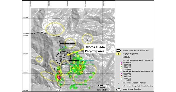 LIBERO COPPER SIGNIFICANTLY EXPANDS POTENTIAL SIZE OF THE MOCOA DEPOSIT