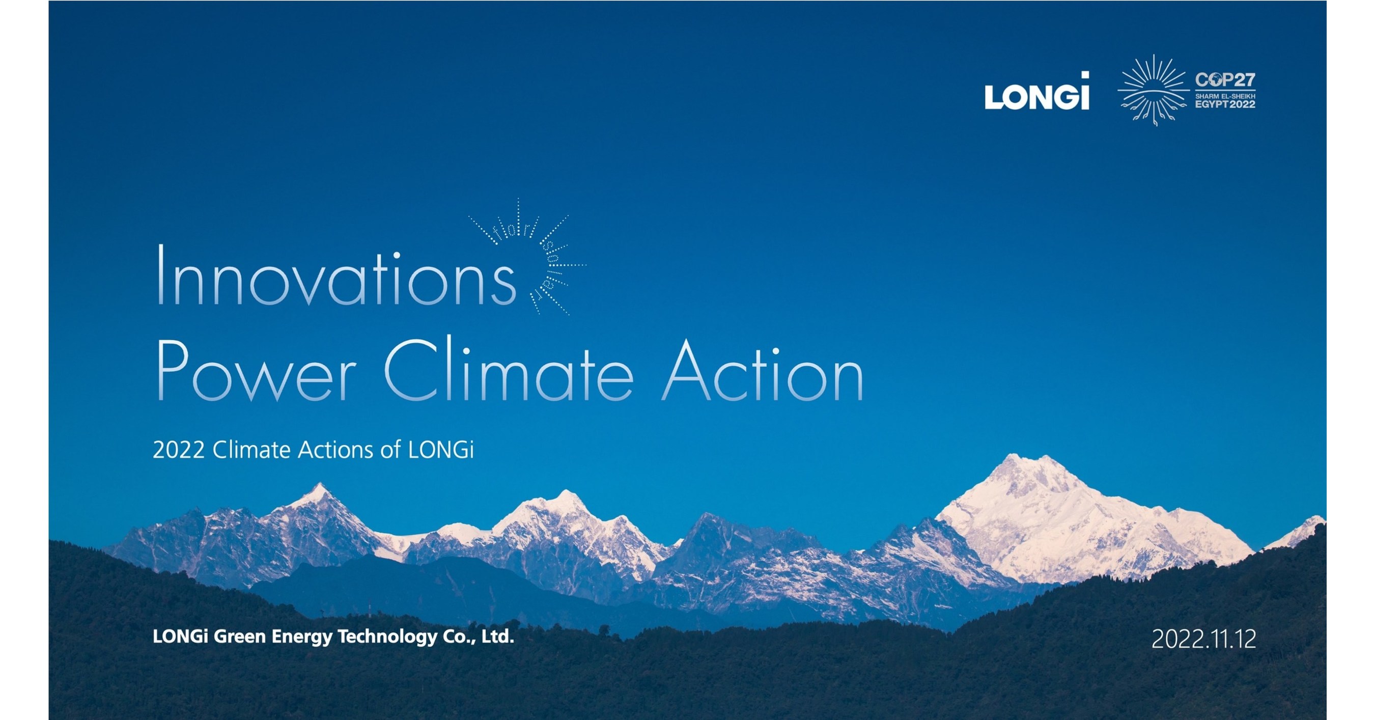 LONGi displays latest Hi-MO 6 series modules at COP27, releases 2nd ...