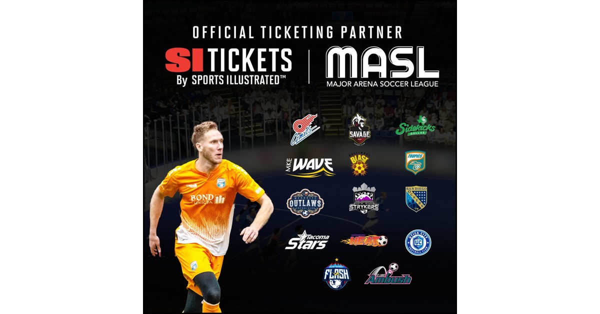 SI Tickets by Sports Illustrated Teams Up with Major Arena Soccer ...