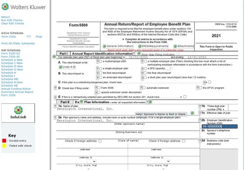 Wolters Kluwer Announces Most Successful Form 5500 Filing Season to ...