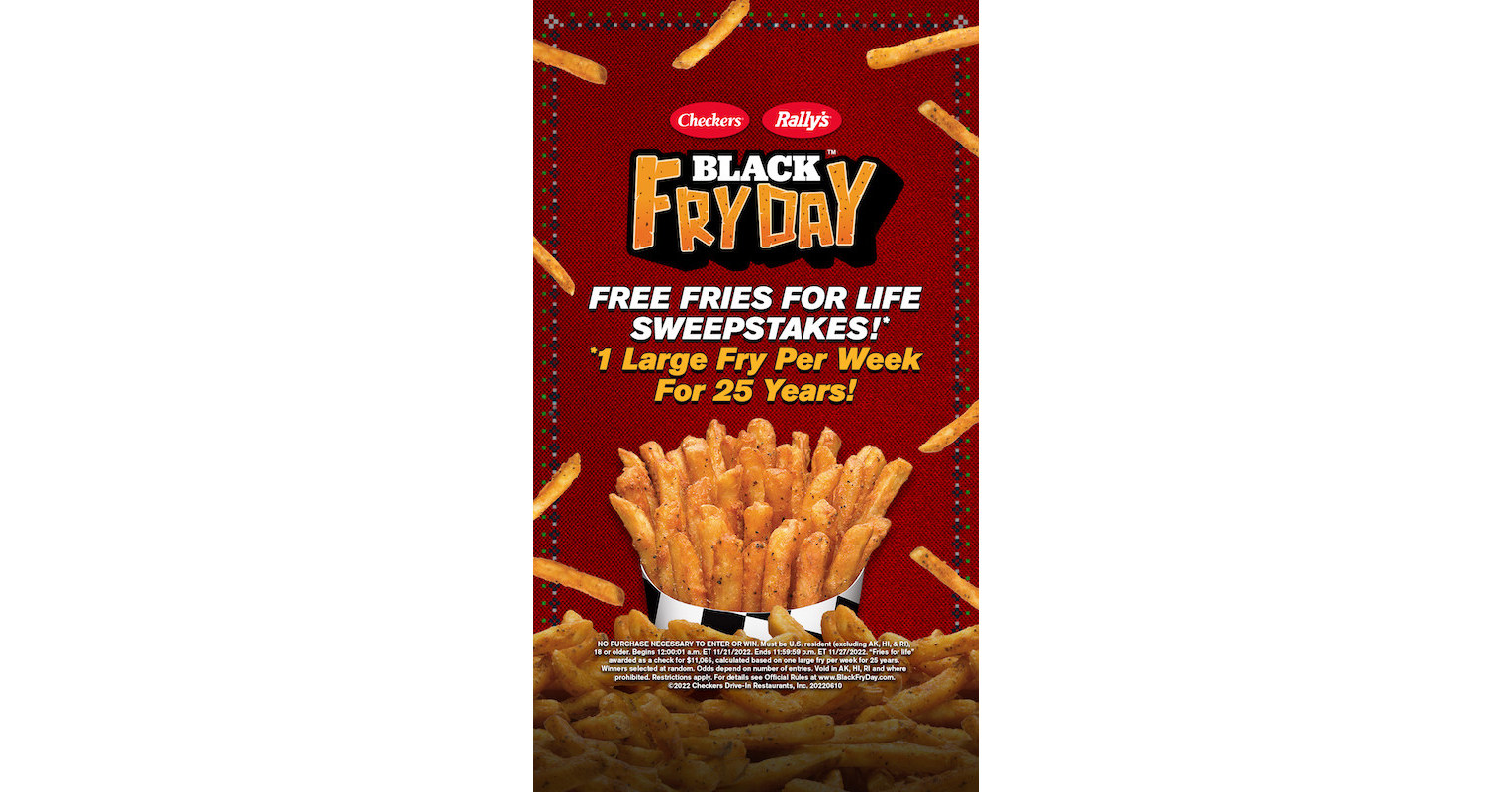 'Tis the Season: Win the #1 Most Craveable Fries in America* FOR LIFE ...