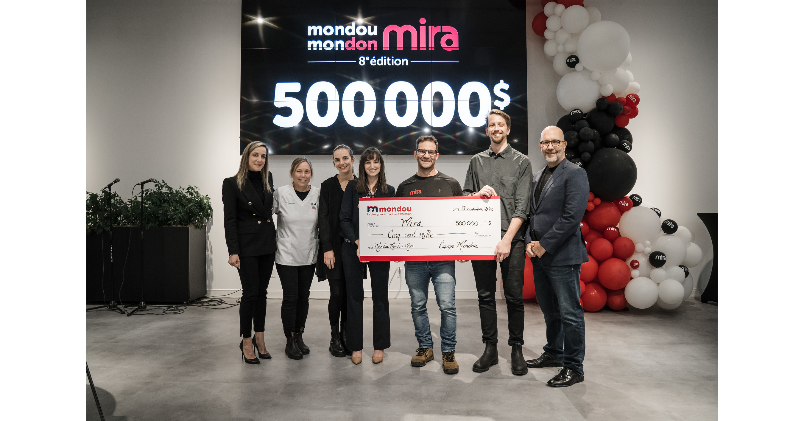 UN DEMI-MILLION DE DOLLARS REMIS POUR UNE DEUXIÈME ANNÉE CONSÉCUTIVE ...