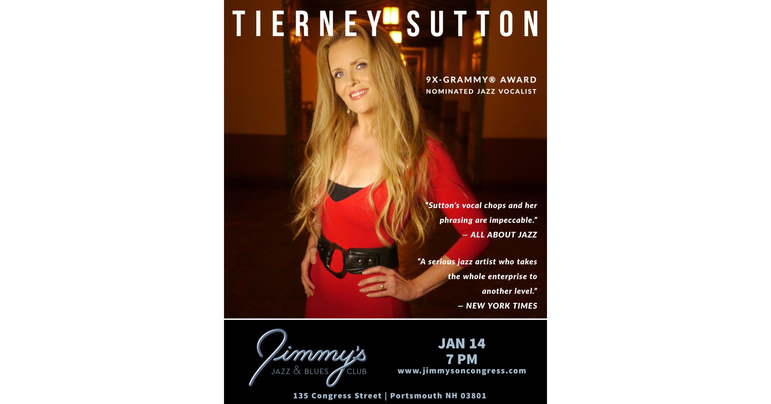 Jimmy's Jazz & Blues Club Features 9x-GRAMMY® Award Nominated Jazz ...