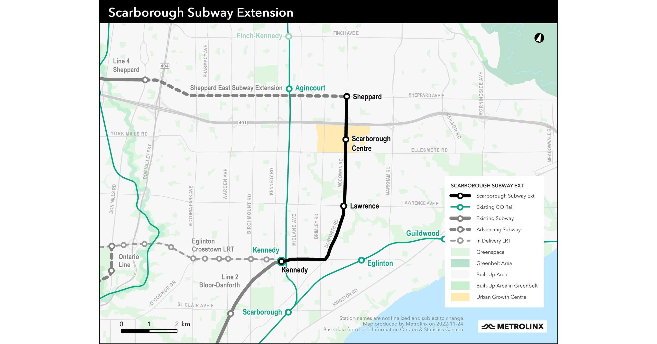 Aecon consortium selected for the Scarborough Subway Extension Stations ...