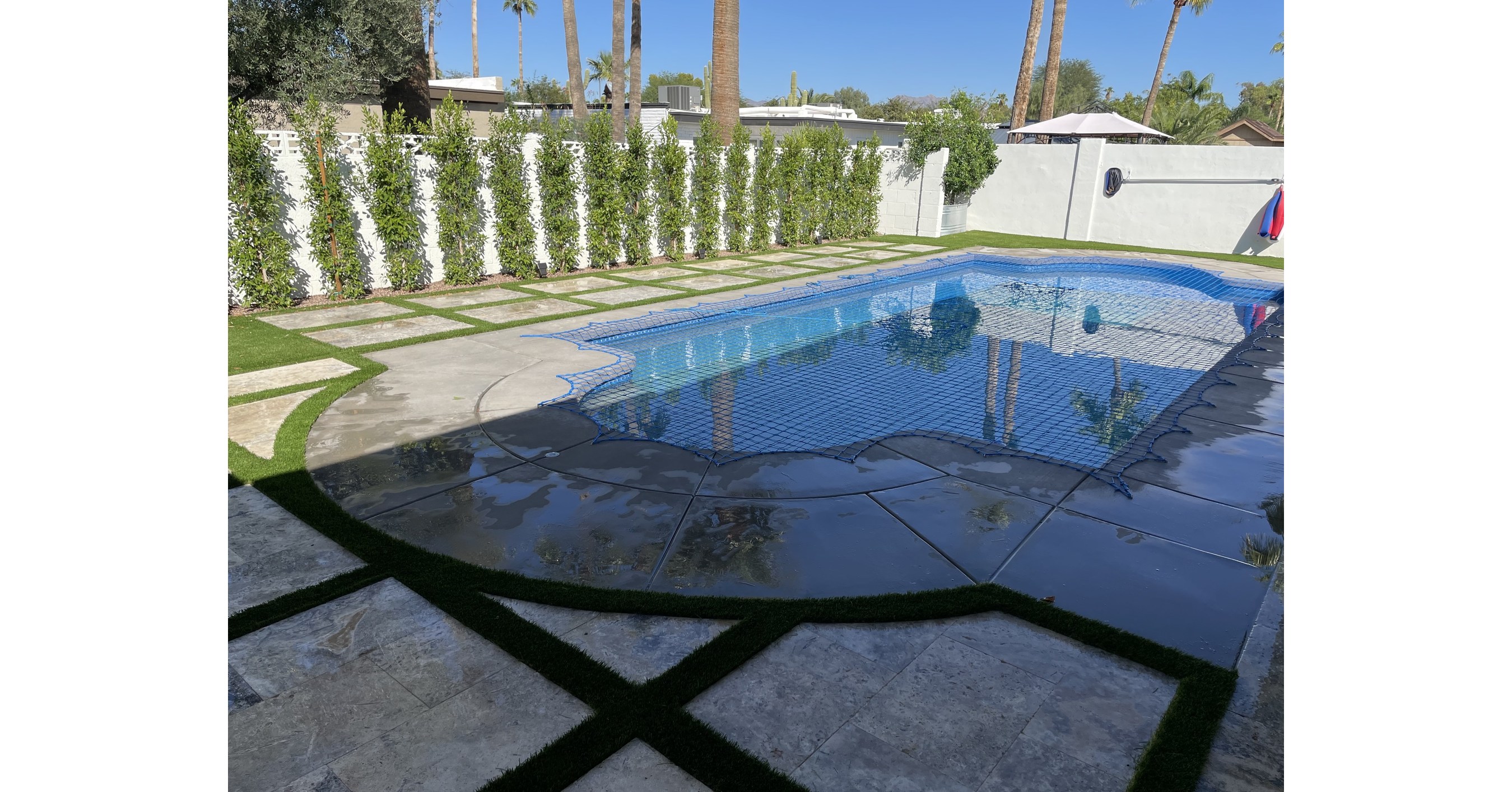 Synthetic Grass Elevates Beautiful Scottsdale Pool Deck