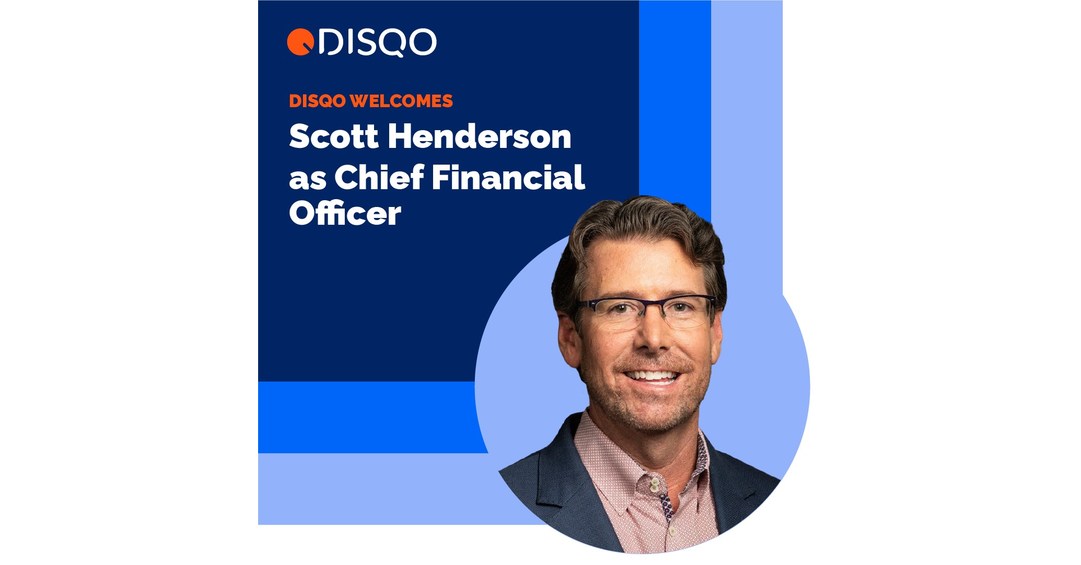 DISQO WELCOMES SALESFORCE VETERAN SCOTT HENDERSON AS CFO