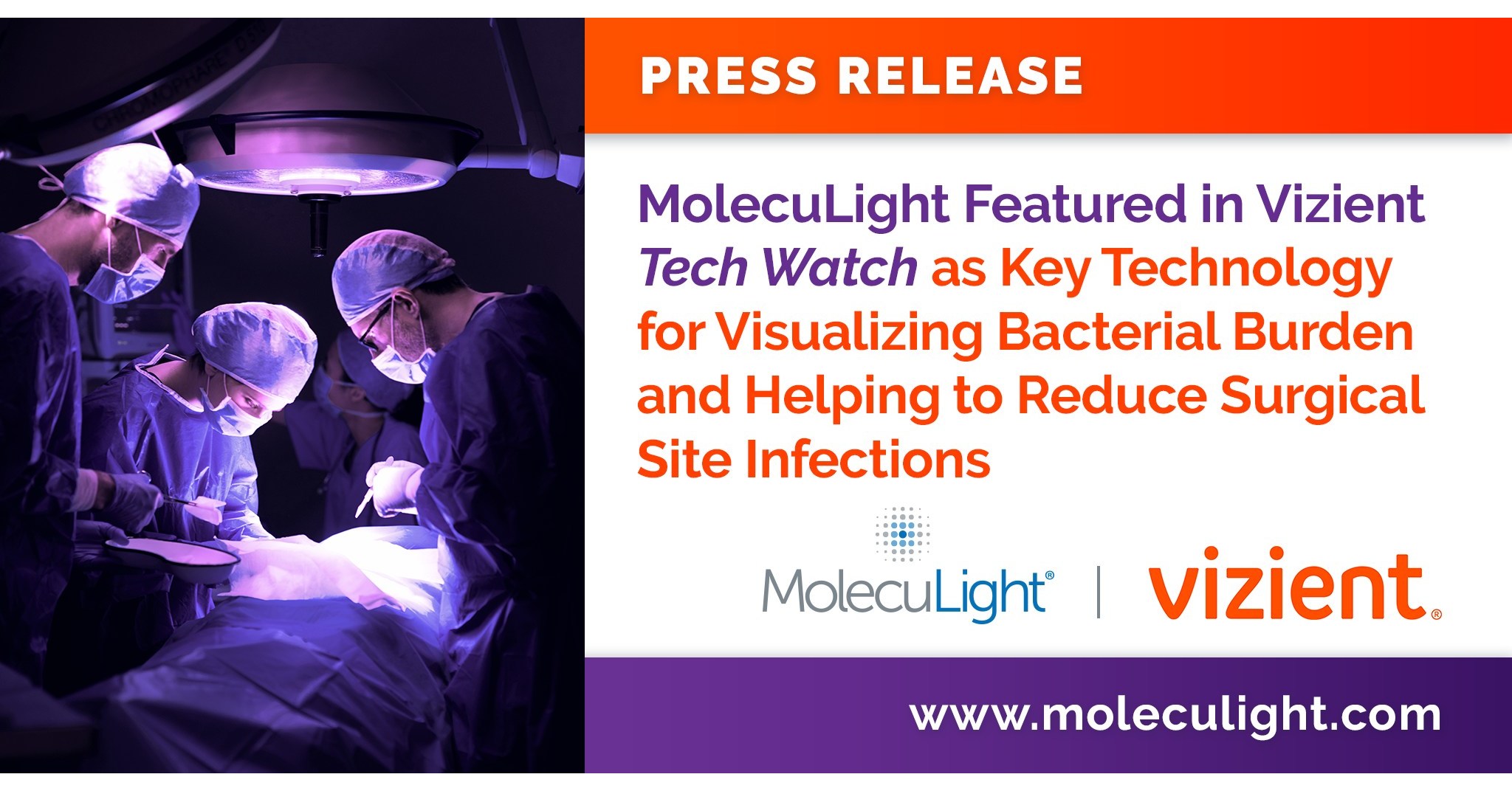 MolecuLight Featured in Vizient Tech Watch as Key Technology for ...