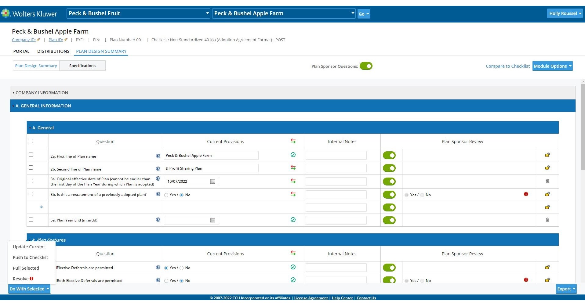 Wolters Kluwer Launches New Plan Design Summary Tool on ftwilliam.com