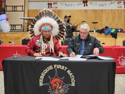 Ring of Fire Metals and Webequie First Nation Sign Memorandum of ...