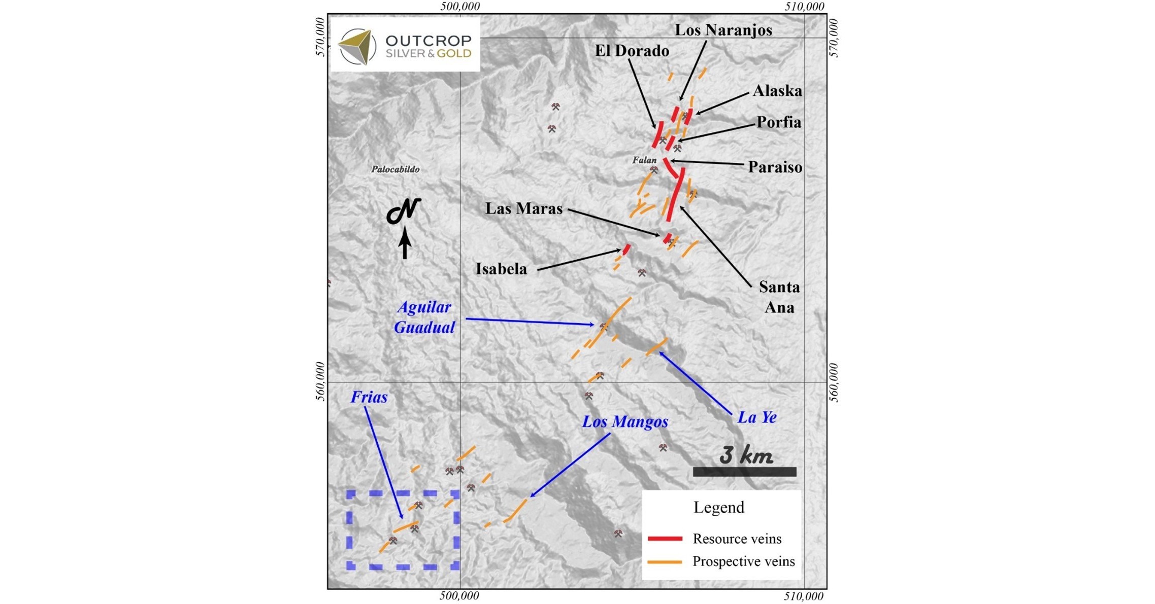 OUTCROP SILVER'S HISTORIC FRIAS MINE AT SANTA ANA PROVIDES UNDERGROUND ...