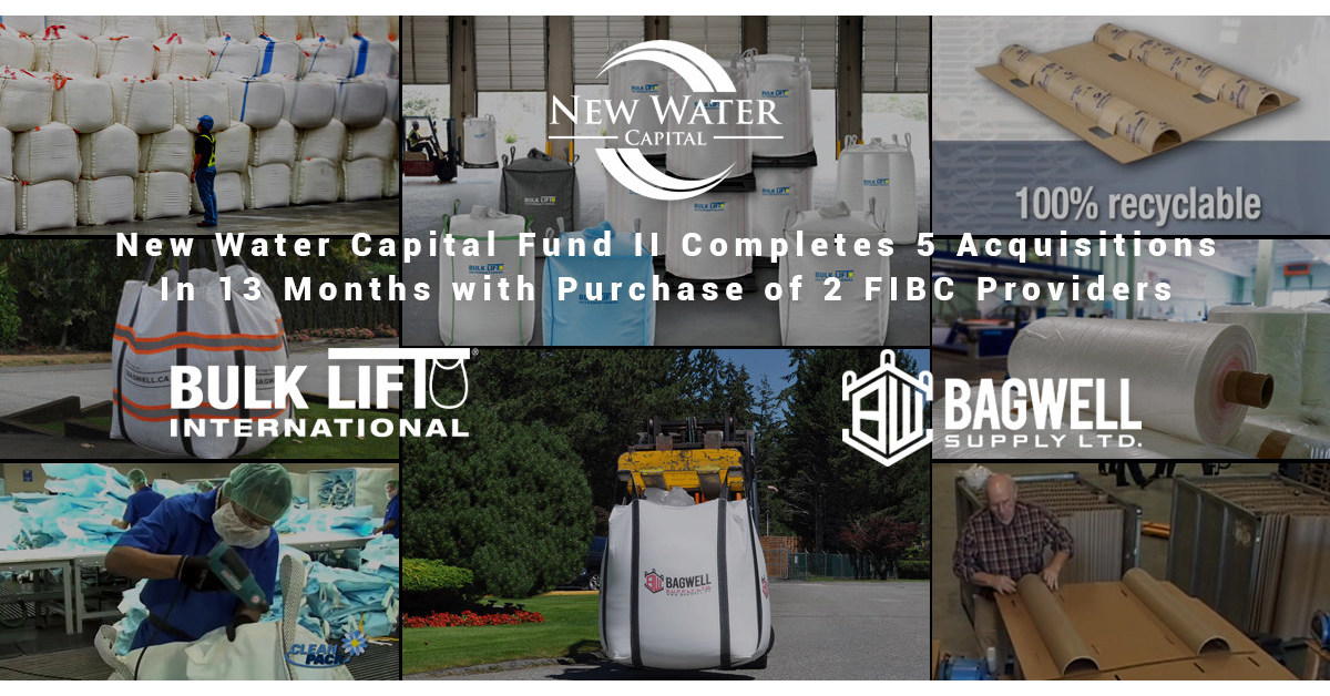 New Water Capital Fund II Completes 5 Acquisitions in 13 Months with ...