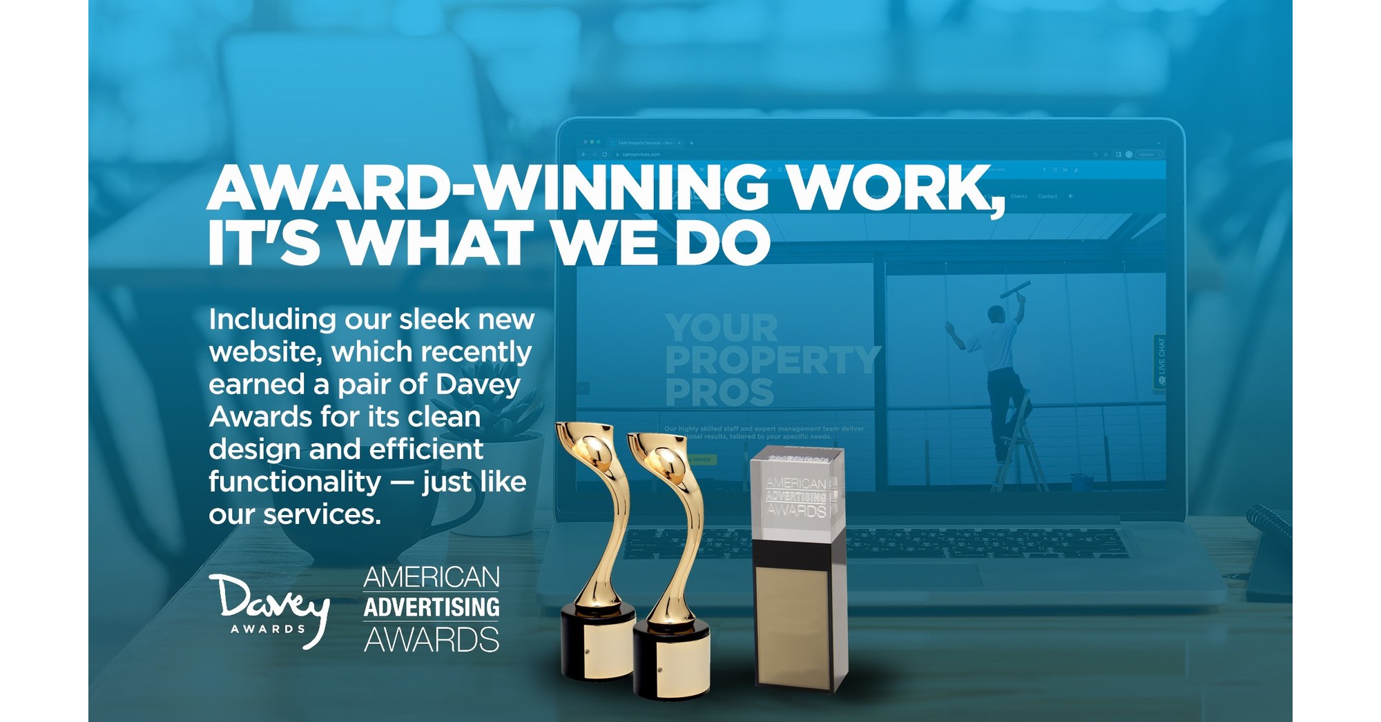 CAM PROPERTY SERVICES EARNS 2 PRESTIGIOUS SILVER DAVEY AWARDS FOR NEW ...