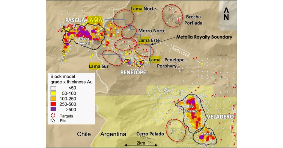 METALLA ADDS ROYALTIES ON BARRICK GOLD'S WORLD CLASS LAMA COMPLEX