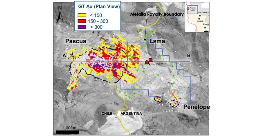 METALLA ADDS ROYALTIES ON BARRICK GOLD'S WORLD CLASS LAMA COMPLEX